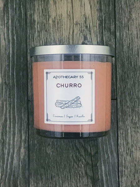 Churro 9 oz. Single Wick Candle – Apothecary55